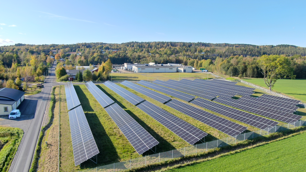 Invigning av solcellsparken i Dals Rostock