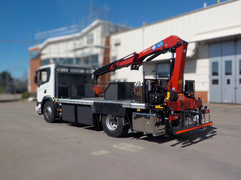 Leverans av en eldriven servicebil till LKAB